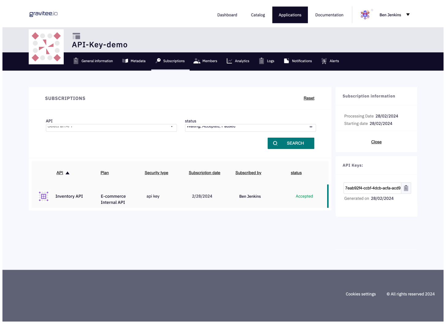 API Developer Portal